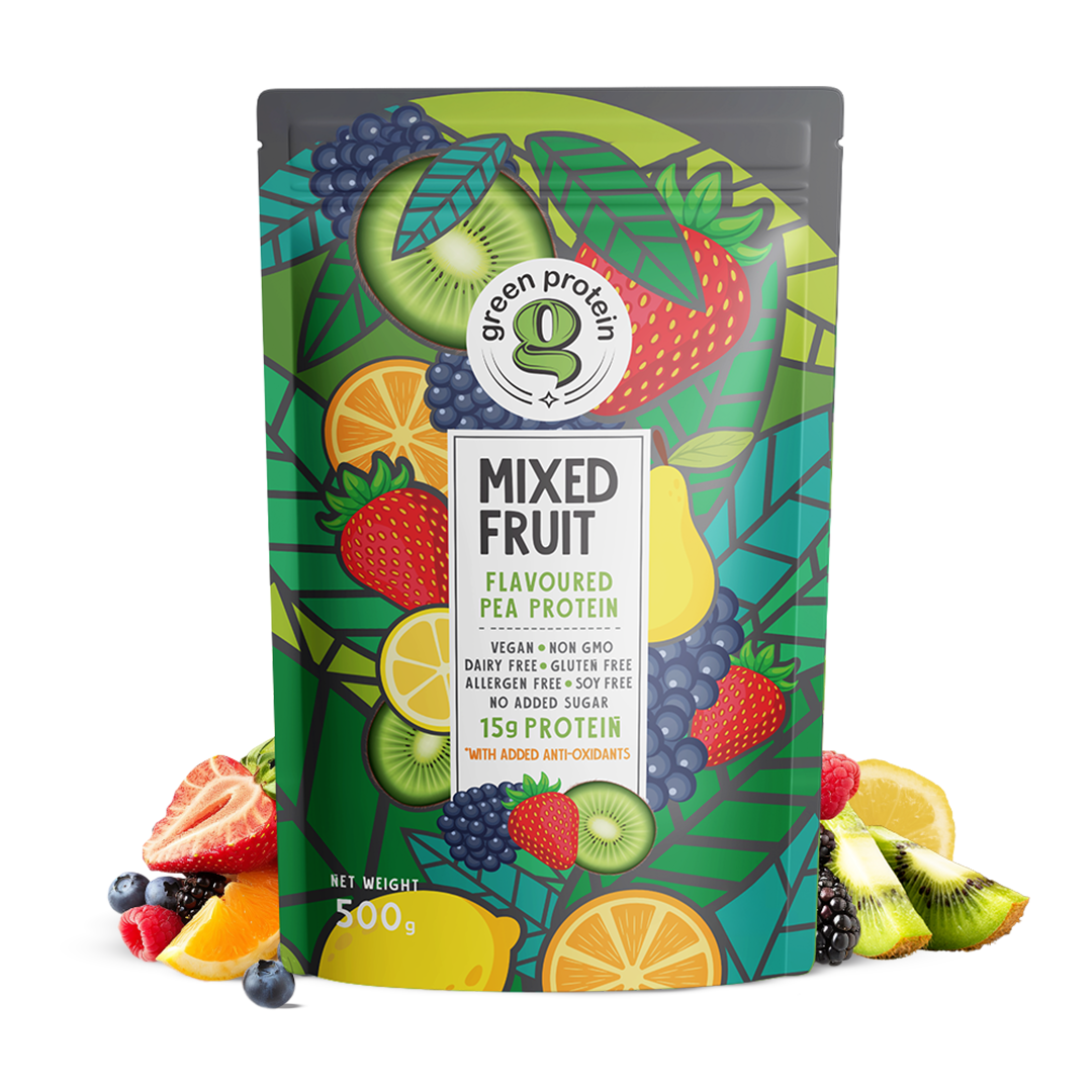 Delicious Mixed Fruit Pouch - Premium Fruity Flavour | Green Protein