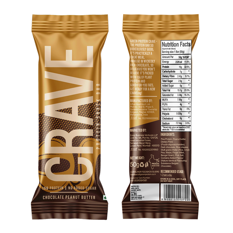 Crave Protein Bar | Green Protein