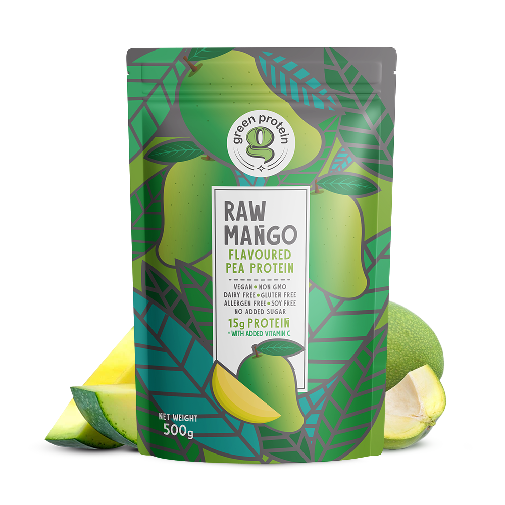 Buy Raw Mango Pouch 500 Gms - Natural Vegan Plant Protein