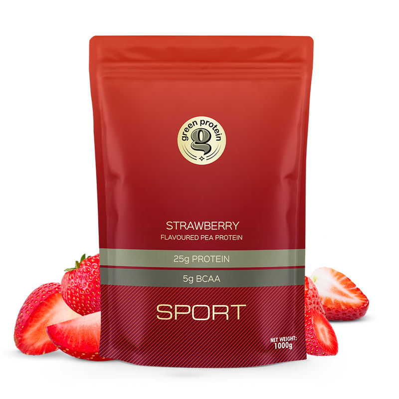 Buy Wild Strawberry Protein Pouch 1Kg | Green Protein