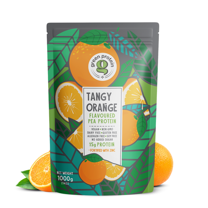 Buy Tangy Orange Protein Pouch 1kg - Green Protein