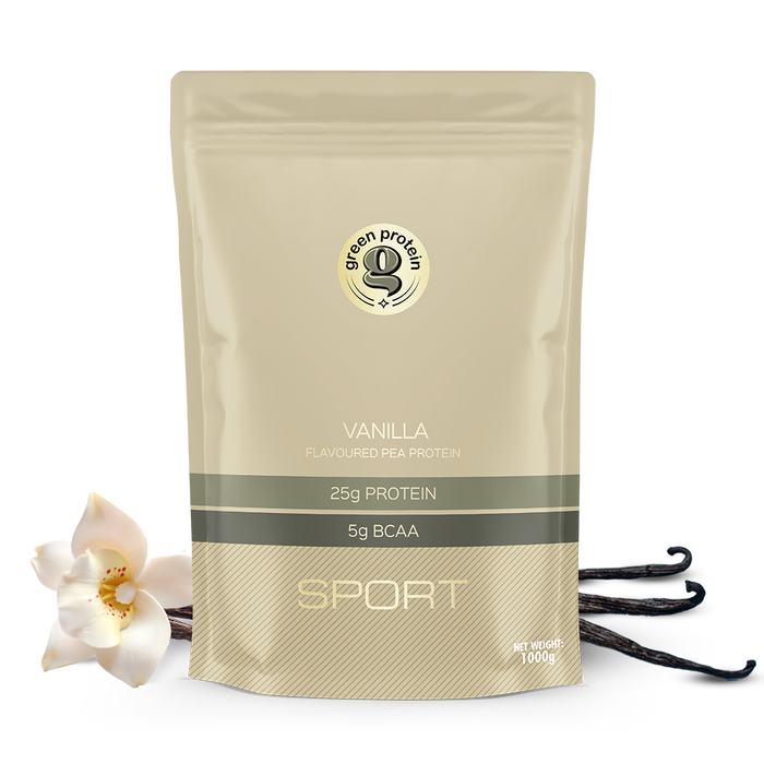 Buy French Vanilla Pouch 1Kg - Plant-Based Protein | Green Protein